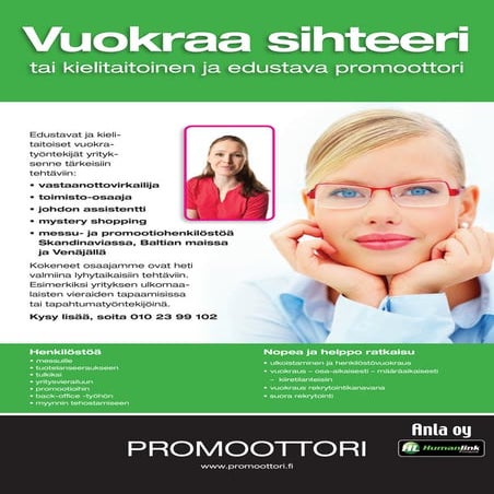 Vuokraa Promoottori | PDF