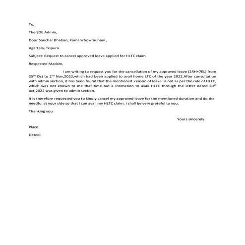 HLTC details of business started and tender called | DOCX