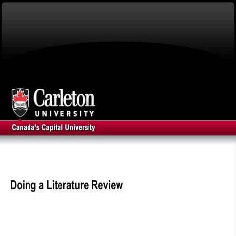 Lesson 13 synthesizing information from relavant literature | PPTX