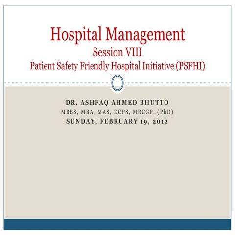 HM 2012 session-VIII patient safety | PPTX | Infectious Diseases | Diseases and Conditions