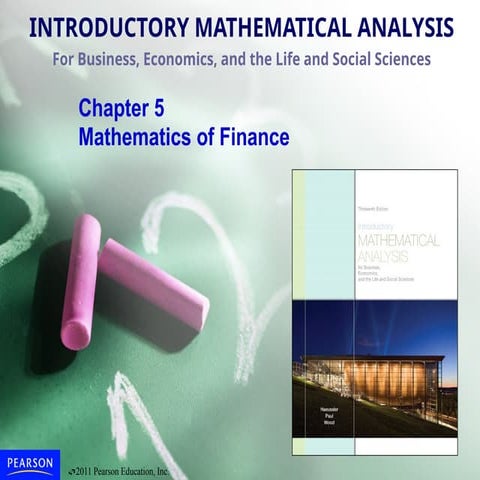 Mathematics of Finance Mathematics of Finance | PPT
