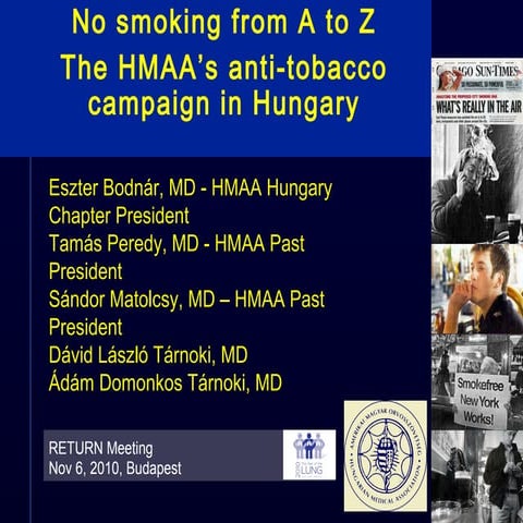 Health Antismoking Campaign | PPT