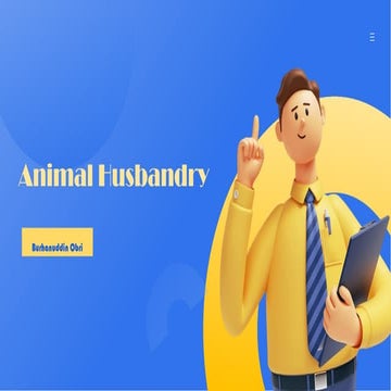 1 B- ANIMAL HUSBANDARY-Full.CLASS 9 CBSE x | PPTX