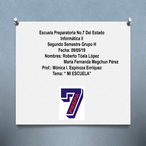 Mi escuela y yo | PPTX