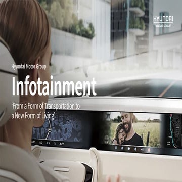 From a Form of Transportation to a New Form of Living, Infotainment | PPT