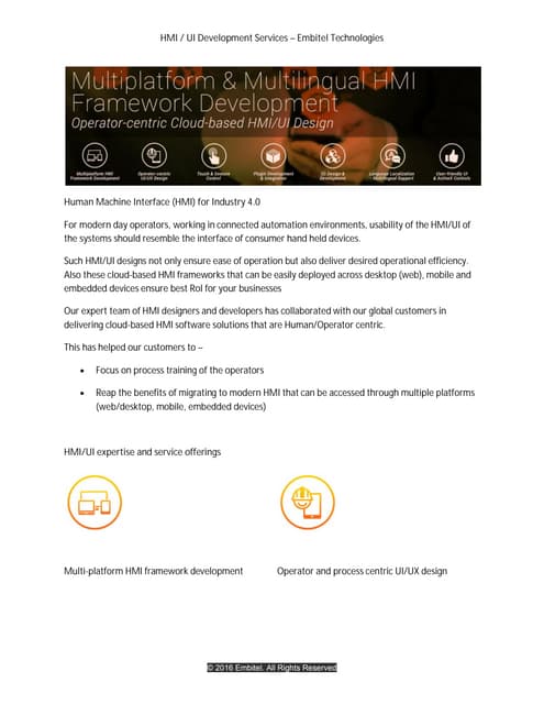Introduction to HMI (Human Machine Interface) | Just Engineering | PPT