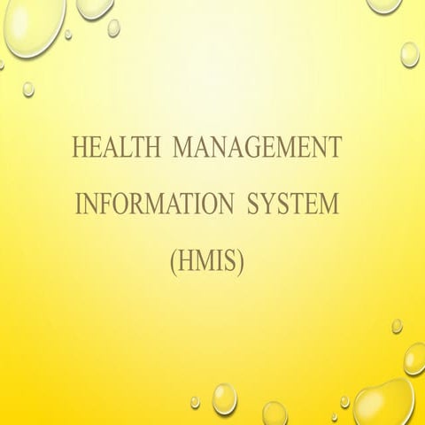 Hmis | PDF
