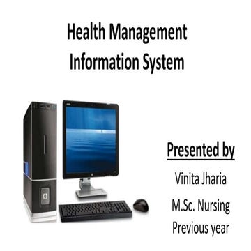 HMIS PPT.pptx | Operating Systems | Computer Software and Applications