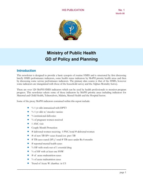 FIELD HEALTH SERVICE INFORMATION SYSTEM - CHN | PPTX
