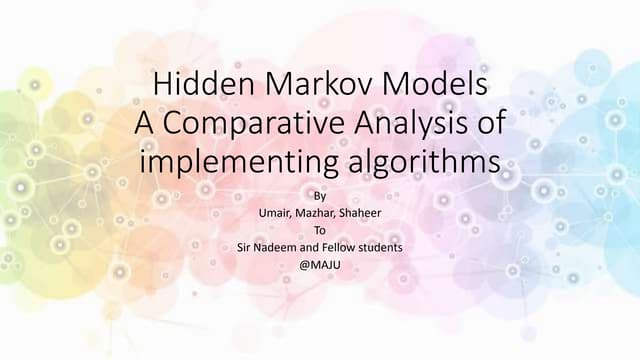 Markov model | PPTX