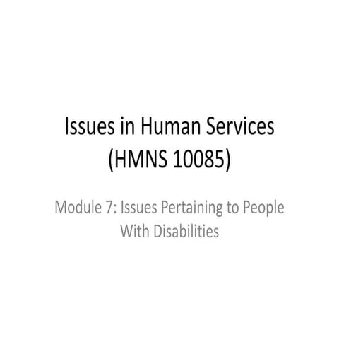Inclusiveness Chapter three identification and differentiated services ...