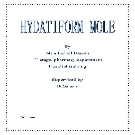 Hydatiform mole | DOCX
