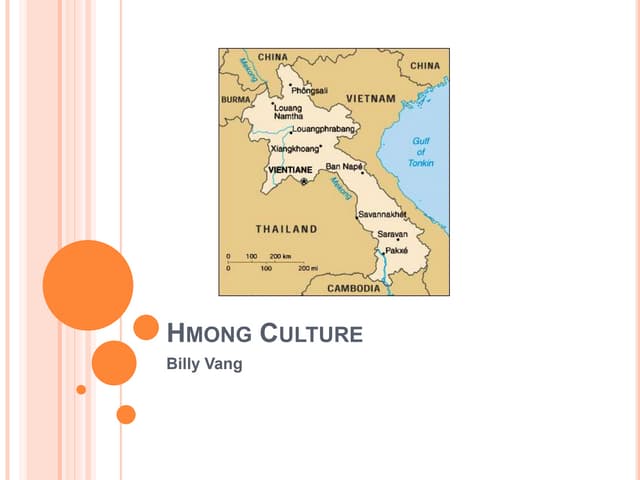 Hmong People Map