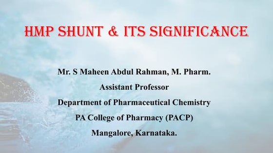 MONOPHOSPHATE-SHUNT-OVERVIEW-GROUP-7.pptx