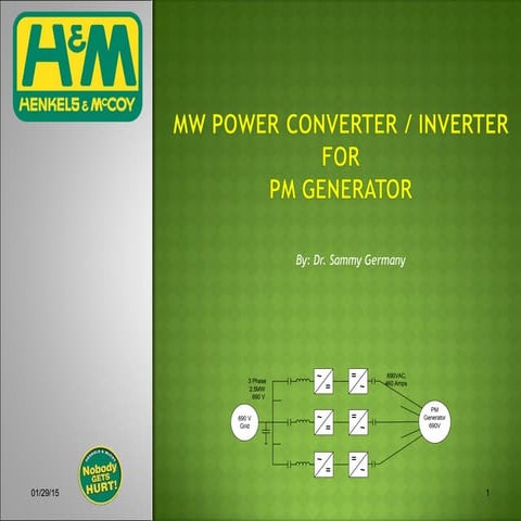 H&M Power Conversion Segmented Inverter 2010 R1 | PPT