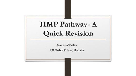 Glucose 6 Phosphate Dehydrogenase Deficiency | PPT