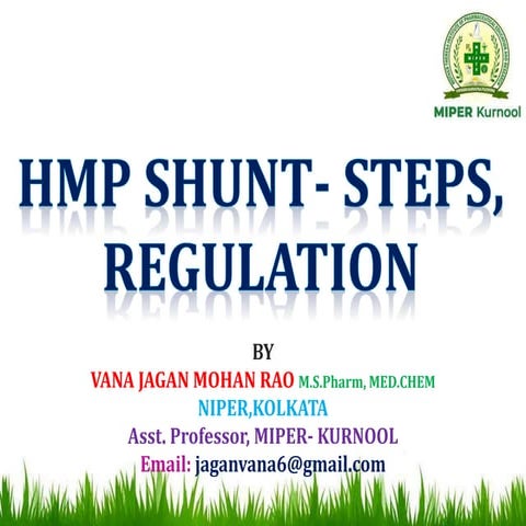 Hmp shunt pathway | PPTX