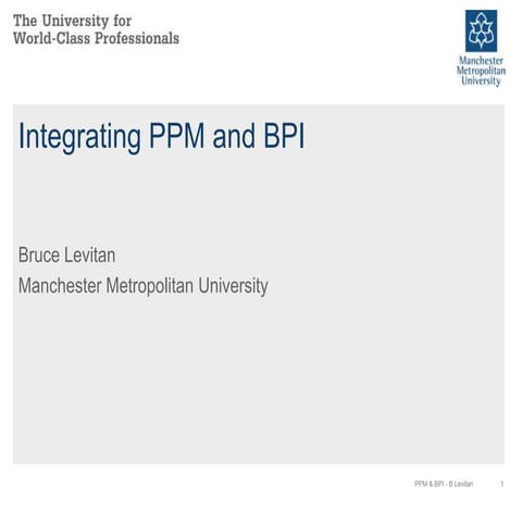 Project management and BPI | PPTX