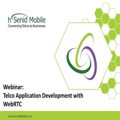Telco Application Development with WebRTC | PPT