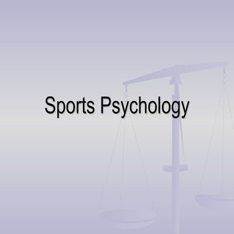 HM Sports Psychology | PPT