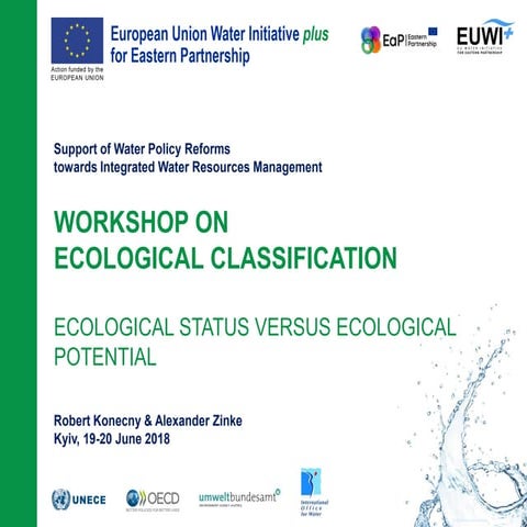 Ecological status versus ecological potential | PPT