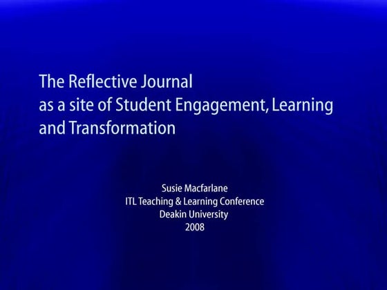 Snapshot of Canada Reflective Journal (Natasha Manoussakis) | PPT