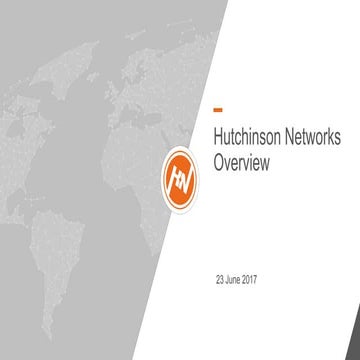 Hutchinson Networks Overview | PPTX
