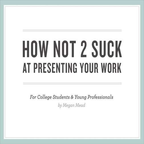 Bad Presentations Kill Good Ideas | PDF