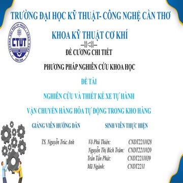 de cuong phuong phap nghien cuu khoa hoc | PPTX