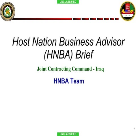 Hnba Master File (13 May 08) English | PPT