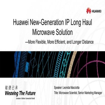 Hnc2014 wan interconnection huawei new-generation ip long haul ...