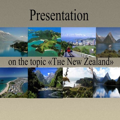 тhе new zealand | PPTX