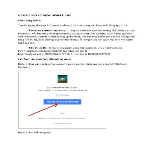 Hướng dẫn sử dụng simple ads | PDF