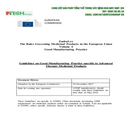 GMP EU annex 2 | PDF