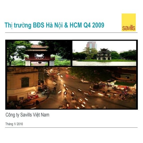 HN & HCMC Real Estate Market Q2009 - Tieng Viet | PDF