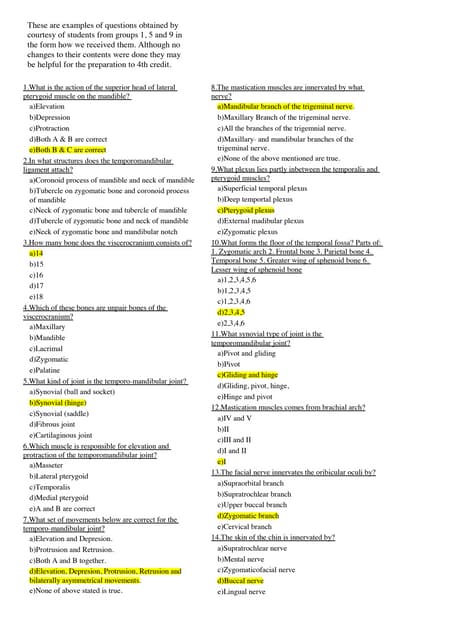 Upper limb mcqs | PDF