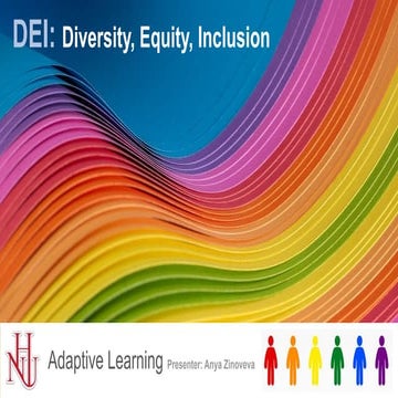 Diversity, Equity, Inclusion: Adaptive Learning - presentation at Holy ...