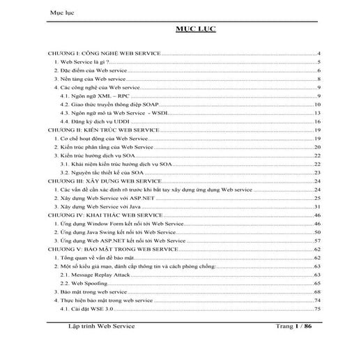 Hoand Giao Trinh Webservice Pdf
