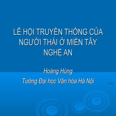 Hoang van hung | PPT