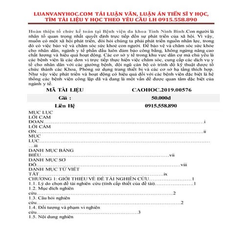 Hoan thien to chuc ke toan tai benh vien da khoa tinh ninh binh | PDF