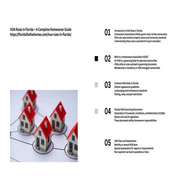 Florida HOA Laws Every Homeowner Should Know | PDF
