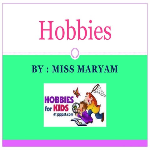 Hobbies | PPTX