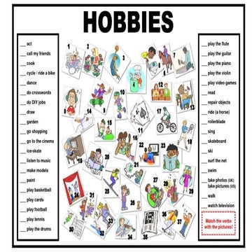 Hobbies class | PPTX