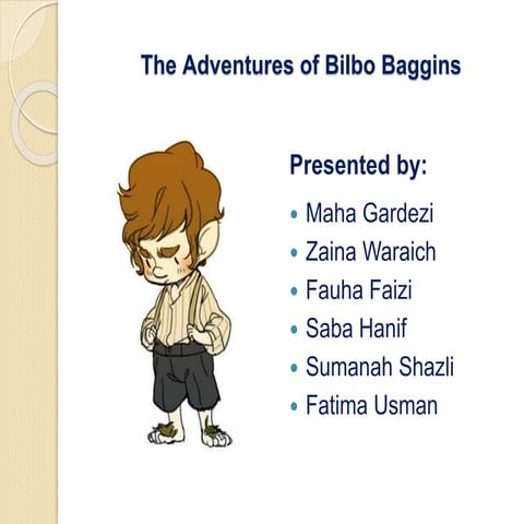 The Hobbit - Mapping Bilbo's Journey | PDF