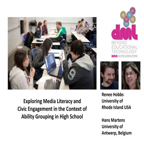 Media Literacy and Civic Engagement in the Context of Ability Grouping ...