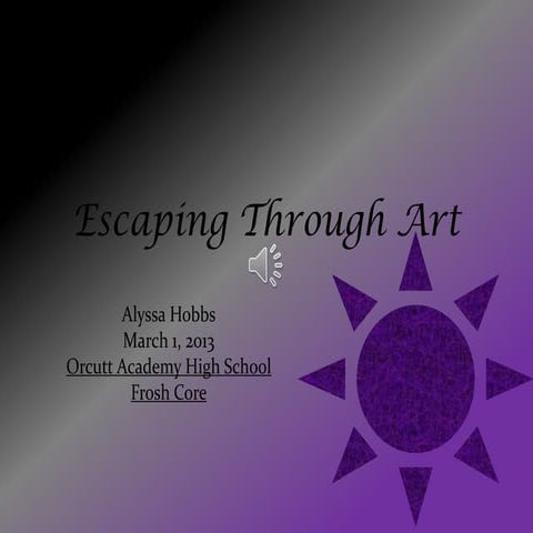 Escaping Through Art | PPT