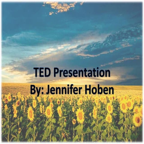 Hoben jennifer ted presentation | PPTX | Comedy | Genres