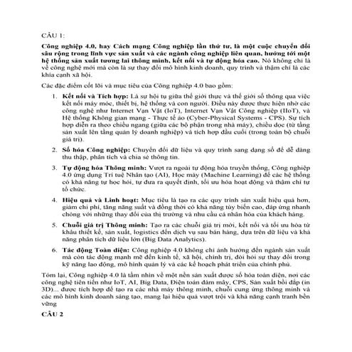 hoc bai tu soan mon quan tri van hanh nha may | PDF