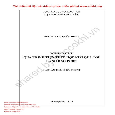 hoccokhi.vn Nghiên Cứu Quá Trình Tiện Thép Hợp Kim Qua Tôi Bằng Cao ...