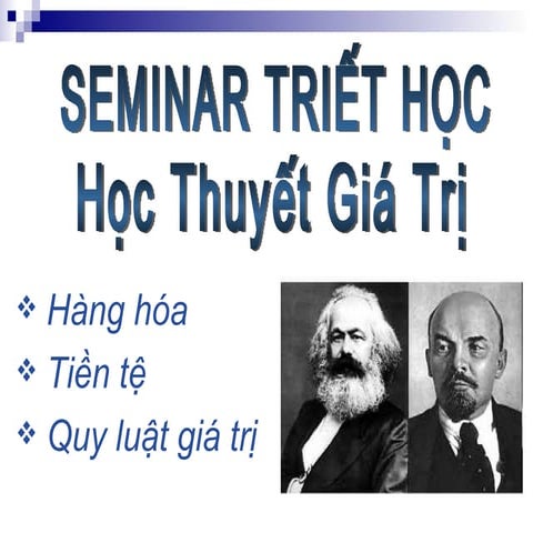 Hoc thuyet gia tri | PPT